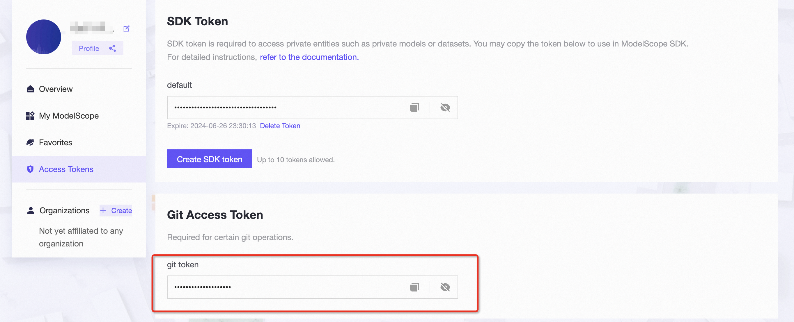 ModelScope 魔搭社区