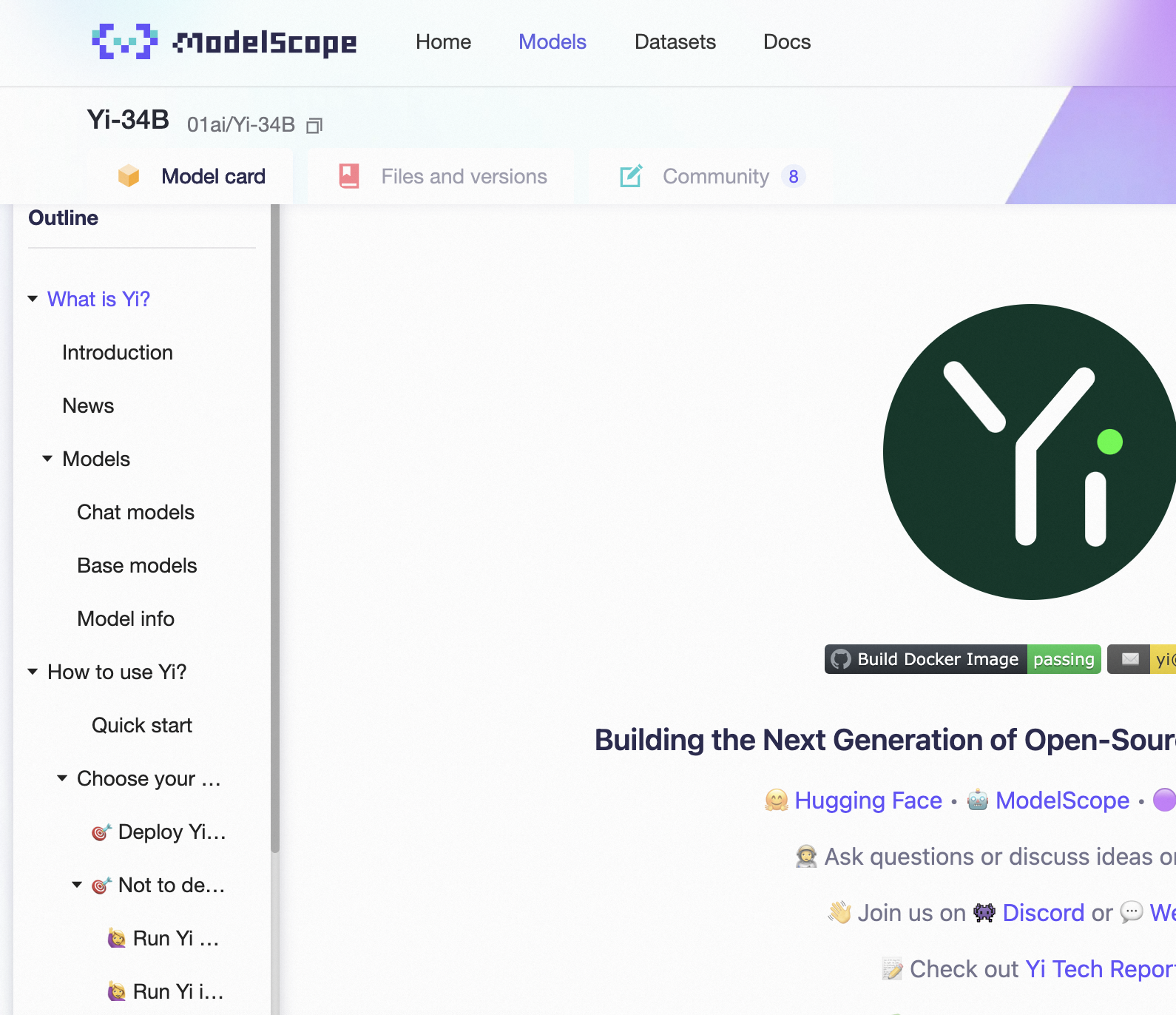 ModelScope 魔搭社区