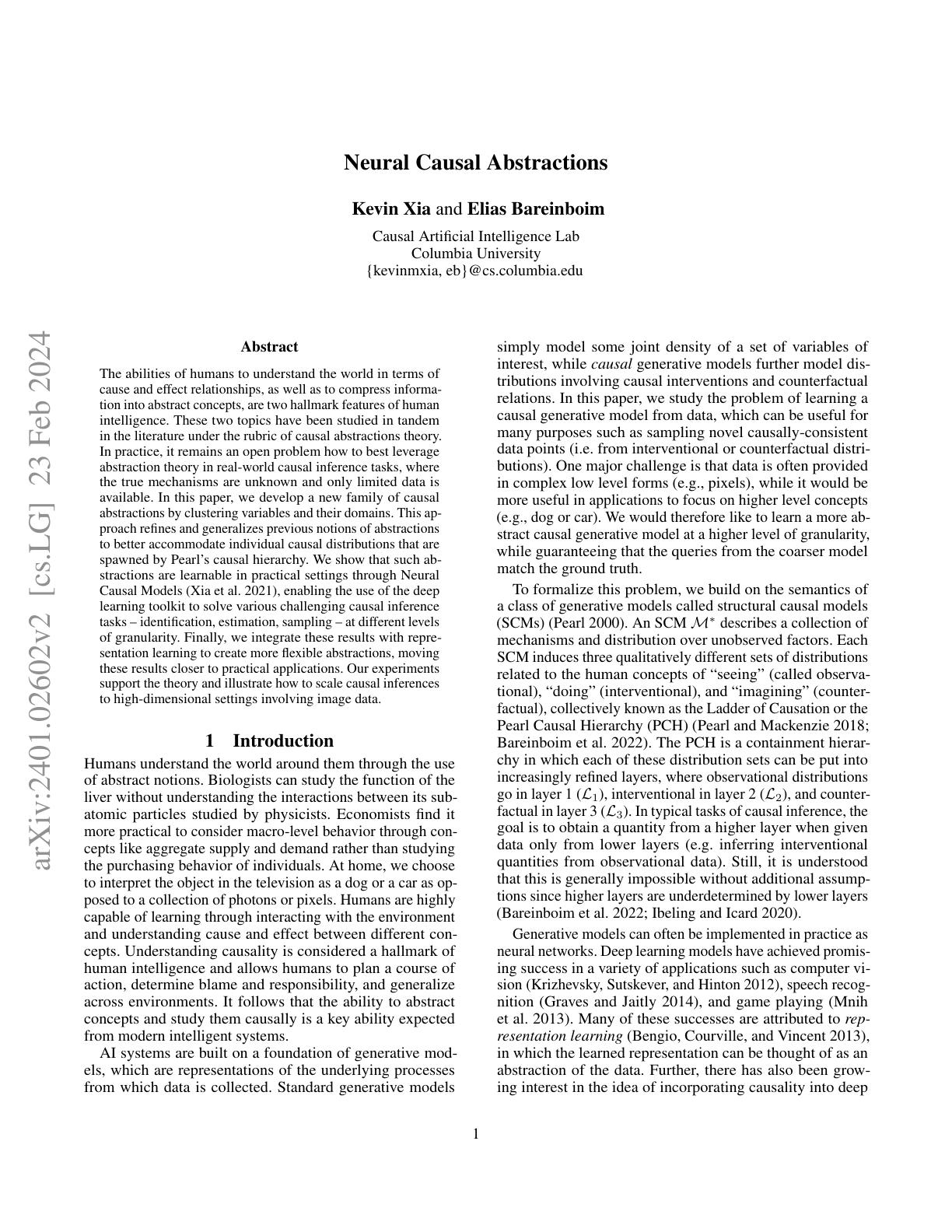 Neural Causal Abstractions