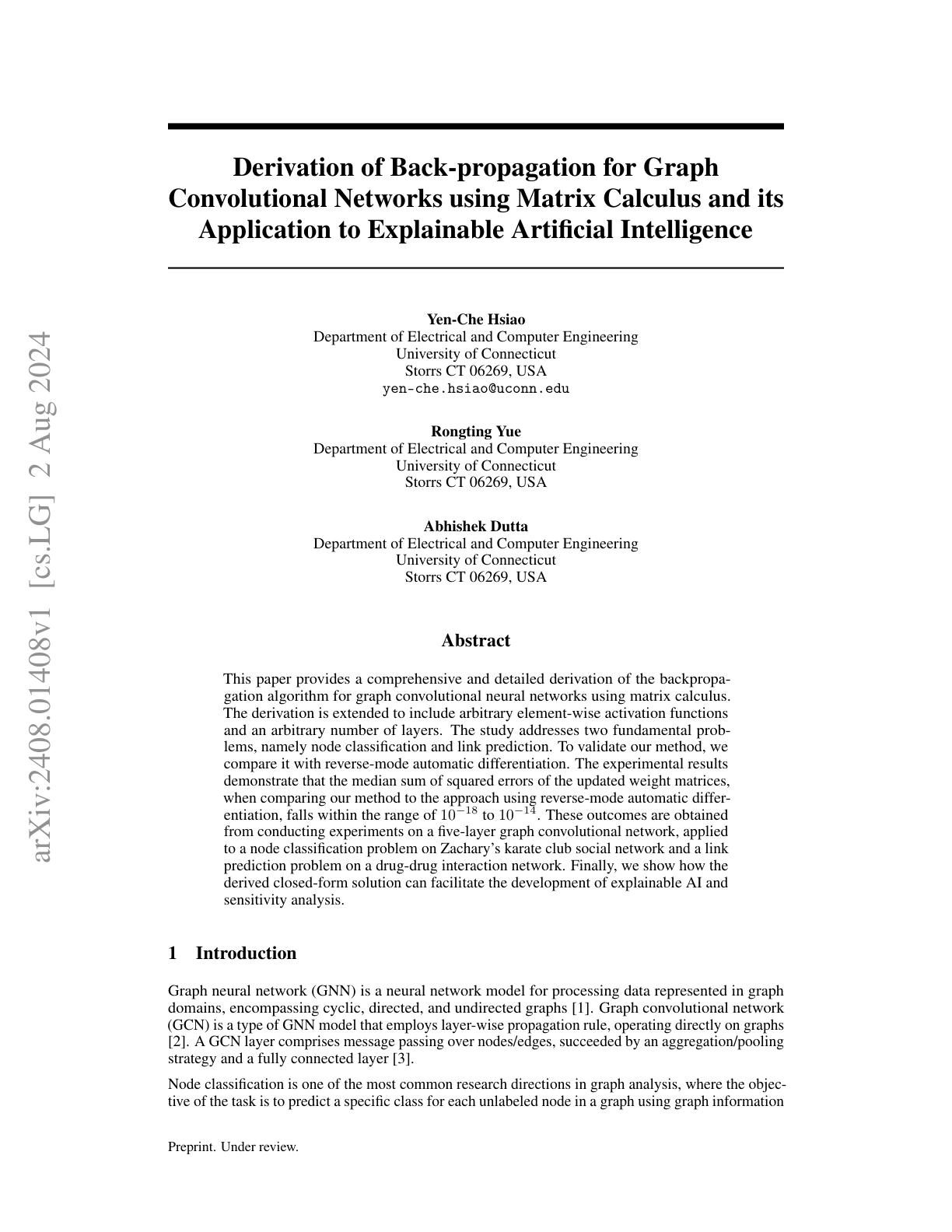 Derivation of Back-propagation for Graph Convolutional Networks using Matrix Calculus and its ...