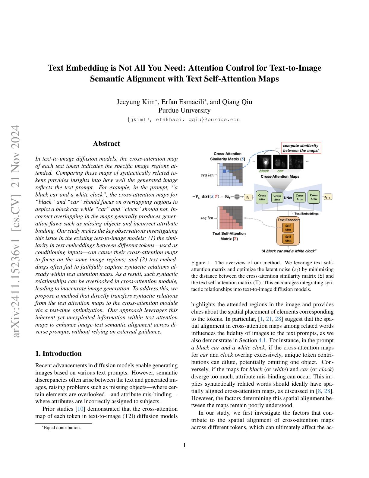 Text Embedding is Not All You Need: Attention Control for Text-to-Image Semantic Alignment with ...