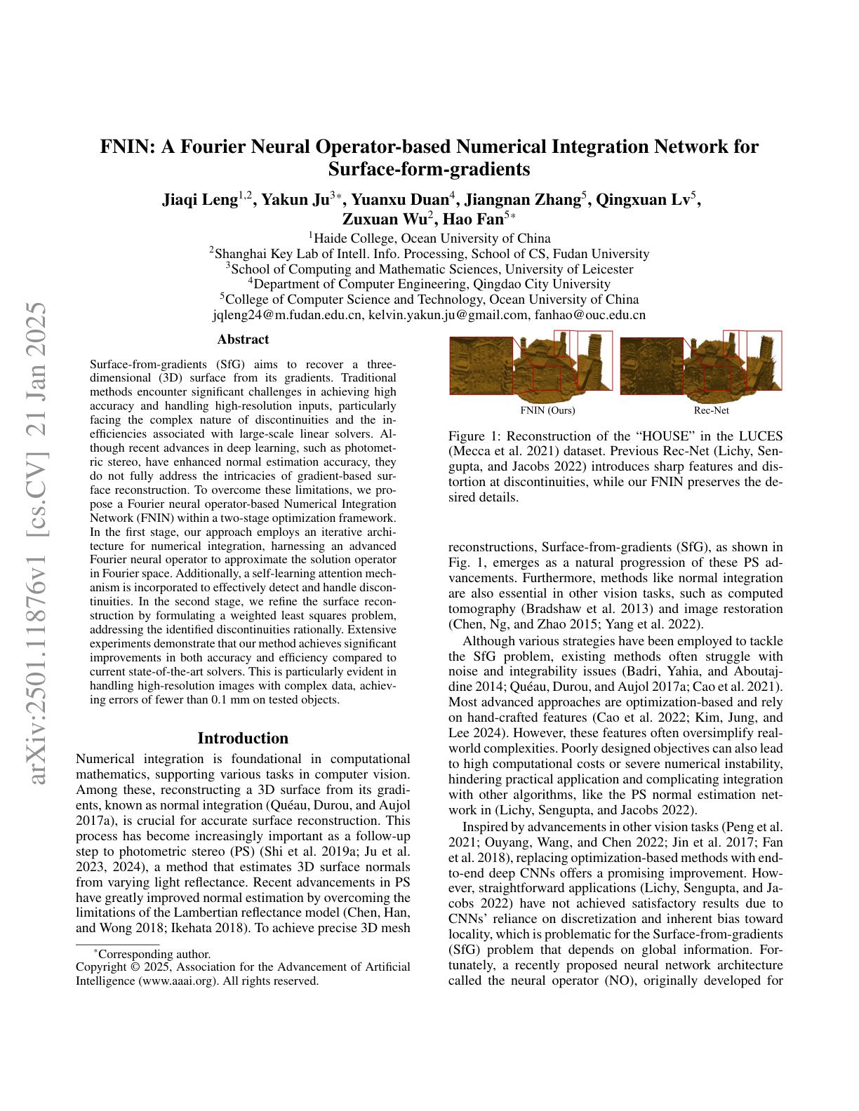 FNIN: A Fourier Neural Operator-based Numerical Integration Network for ...