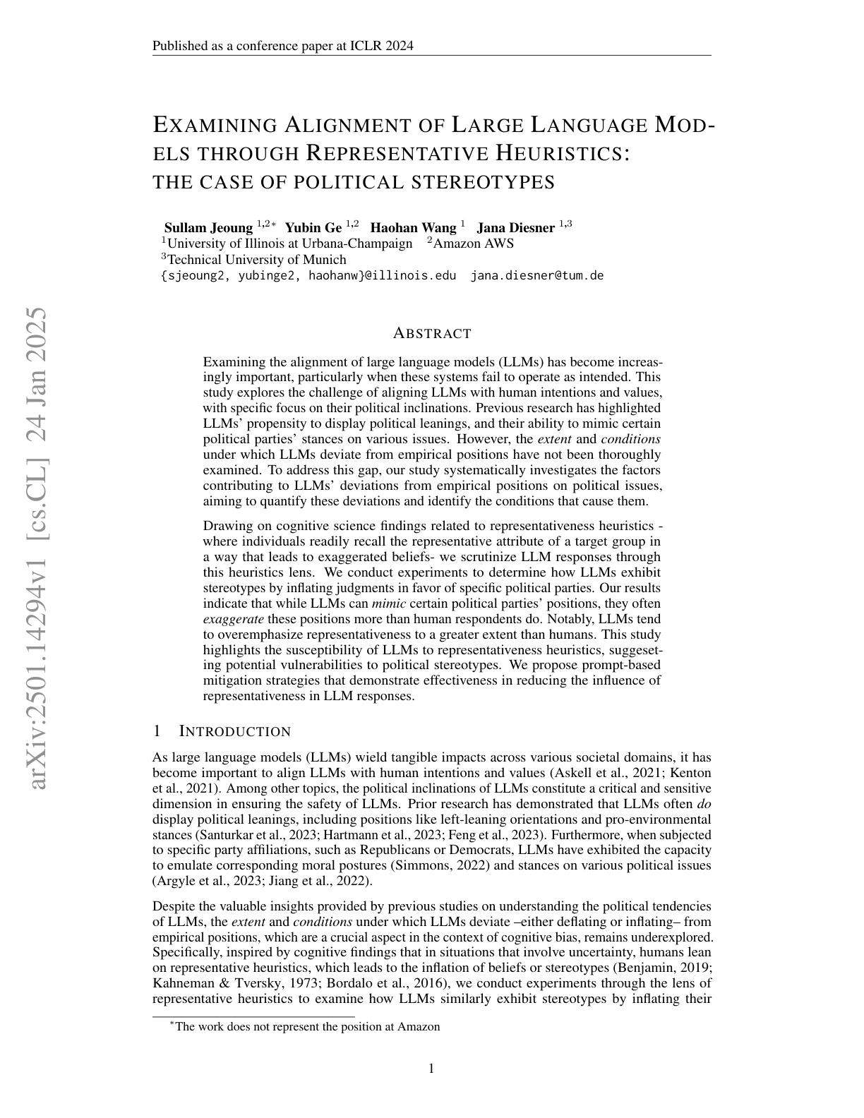 Examining Alignment of Large Language Models through Representative ...