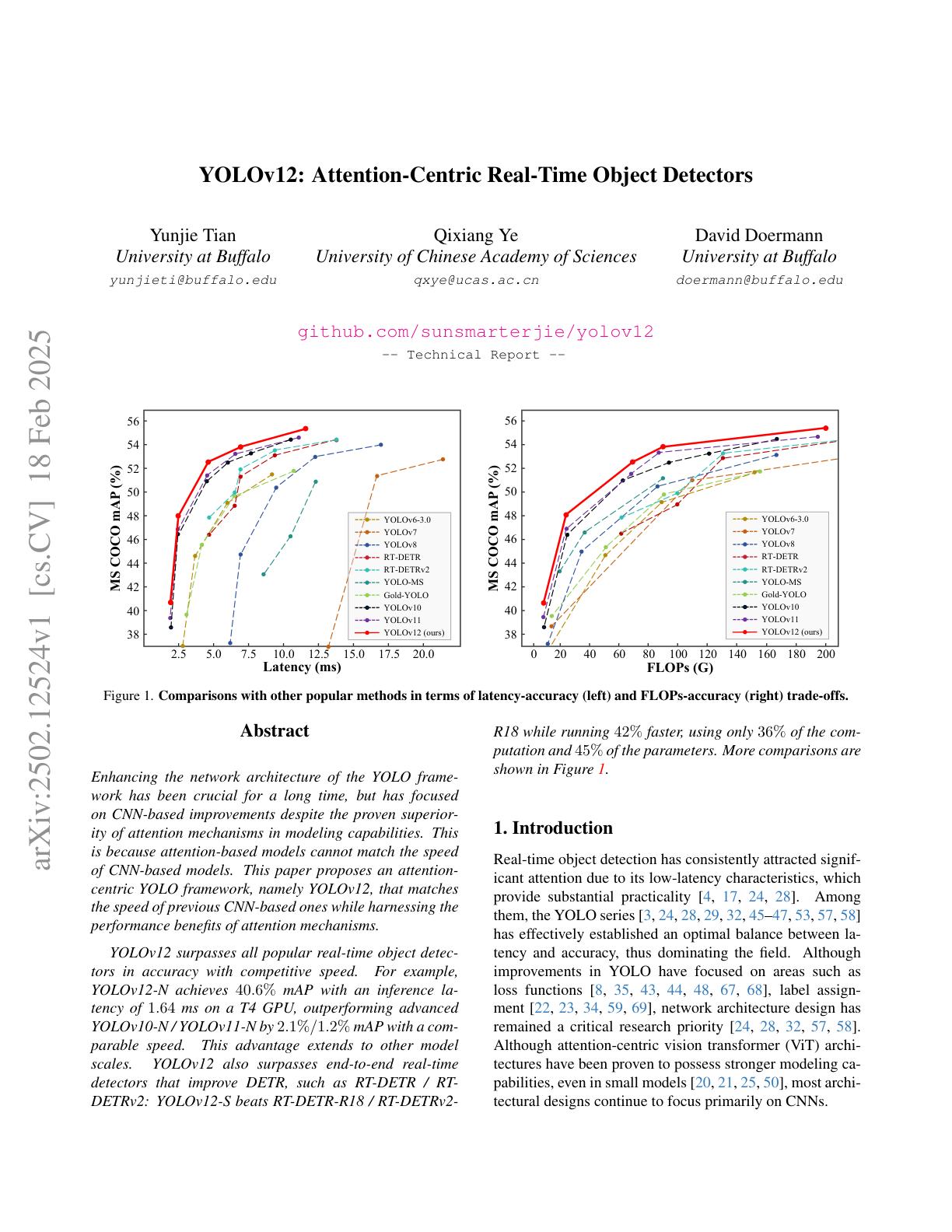 Yolov12 Attention Centric Real Time Object Detectors
