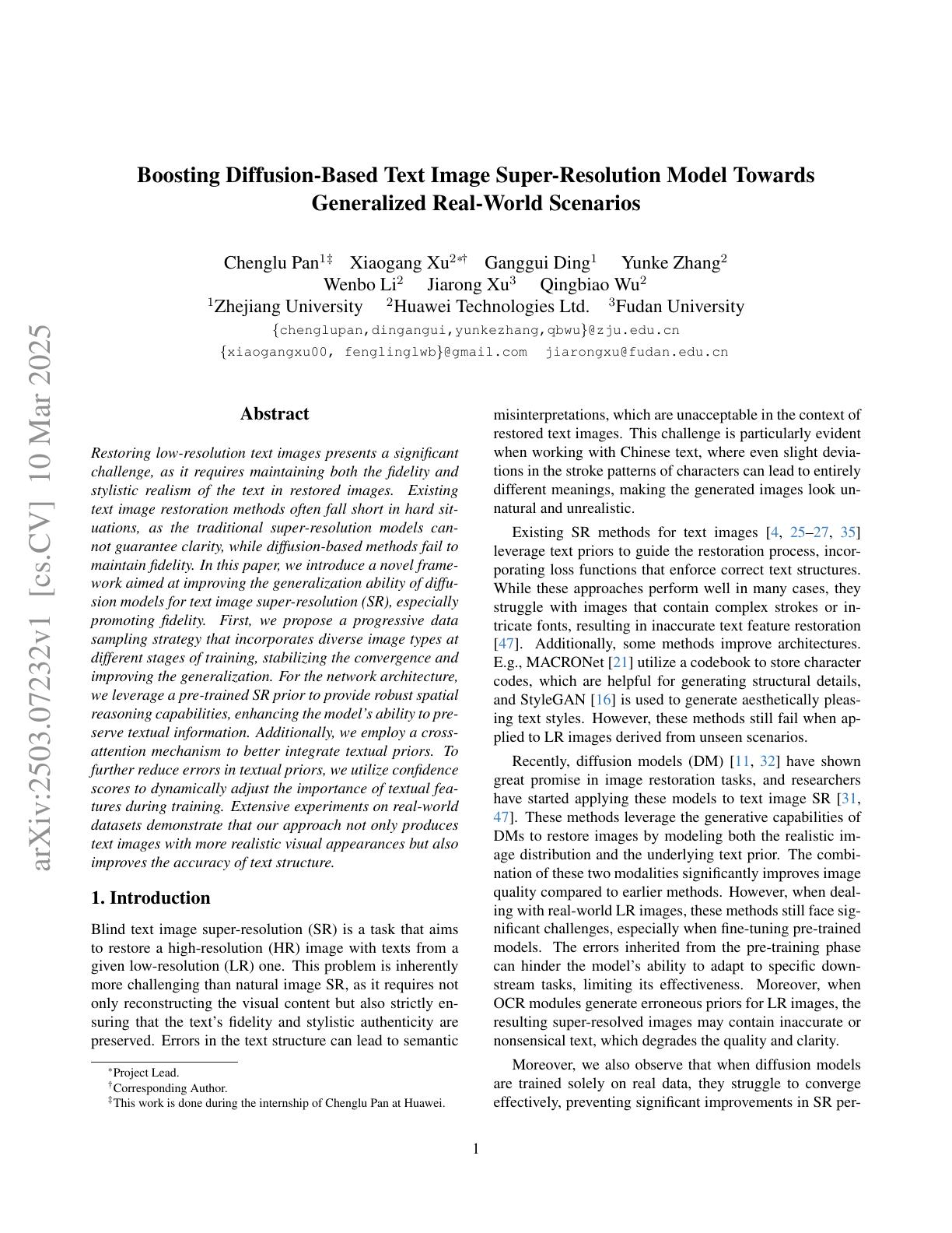 Boosting Diffusion-Based Text Image Super-Resolution Model Towards ...