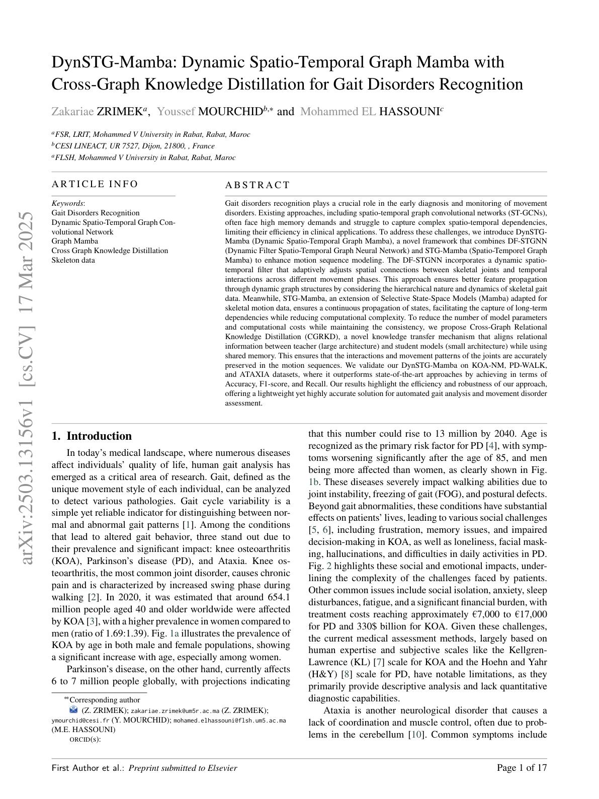 DynSTG-Mamba: Dynamic Spatio-Temporal Graph Mamba with Cross-Graph ...