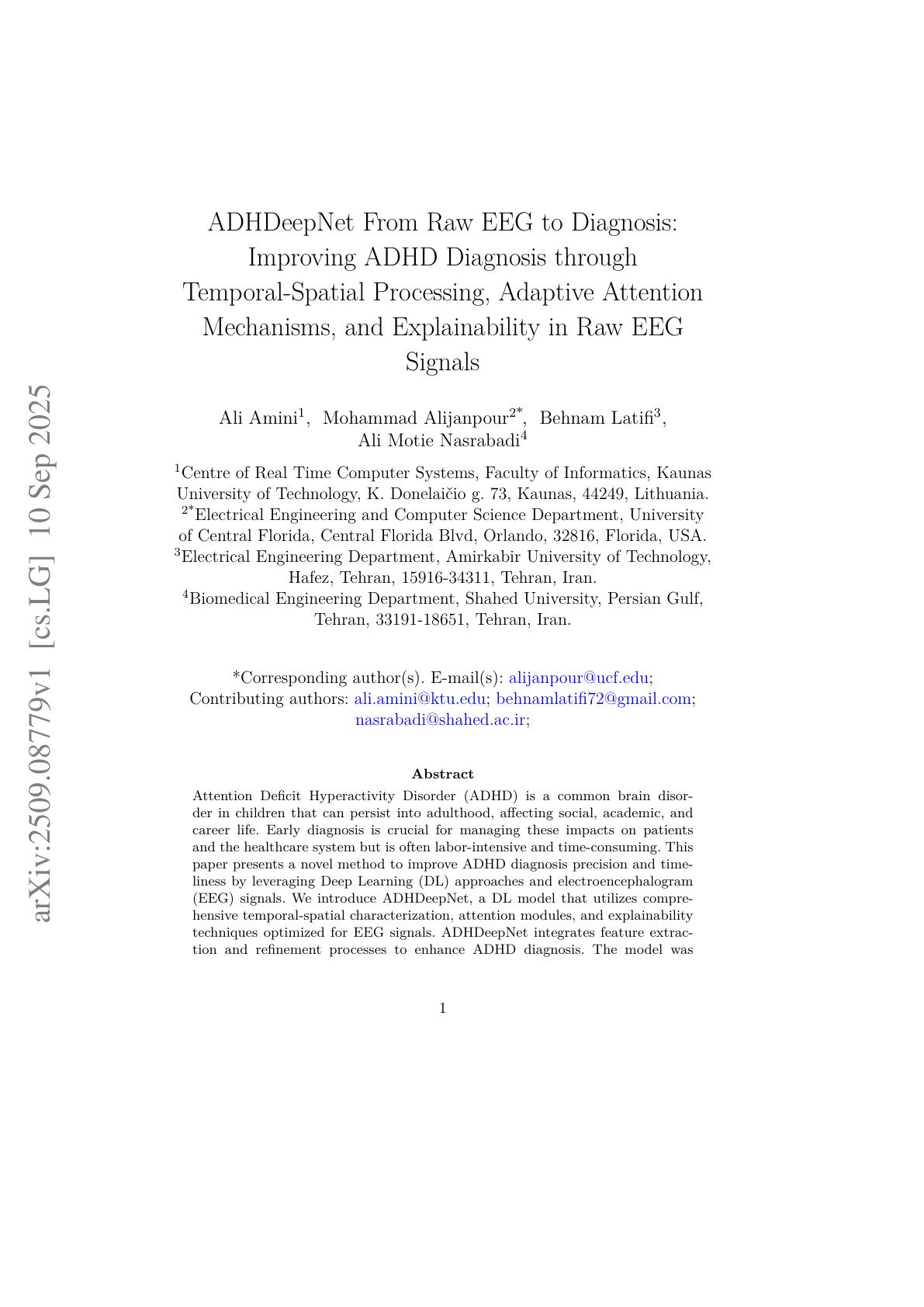 ADHDeepNet From Raw EEG to Diagnosis: Improving ADHD Diagnosis through ...