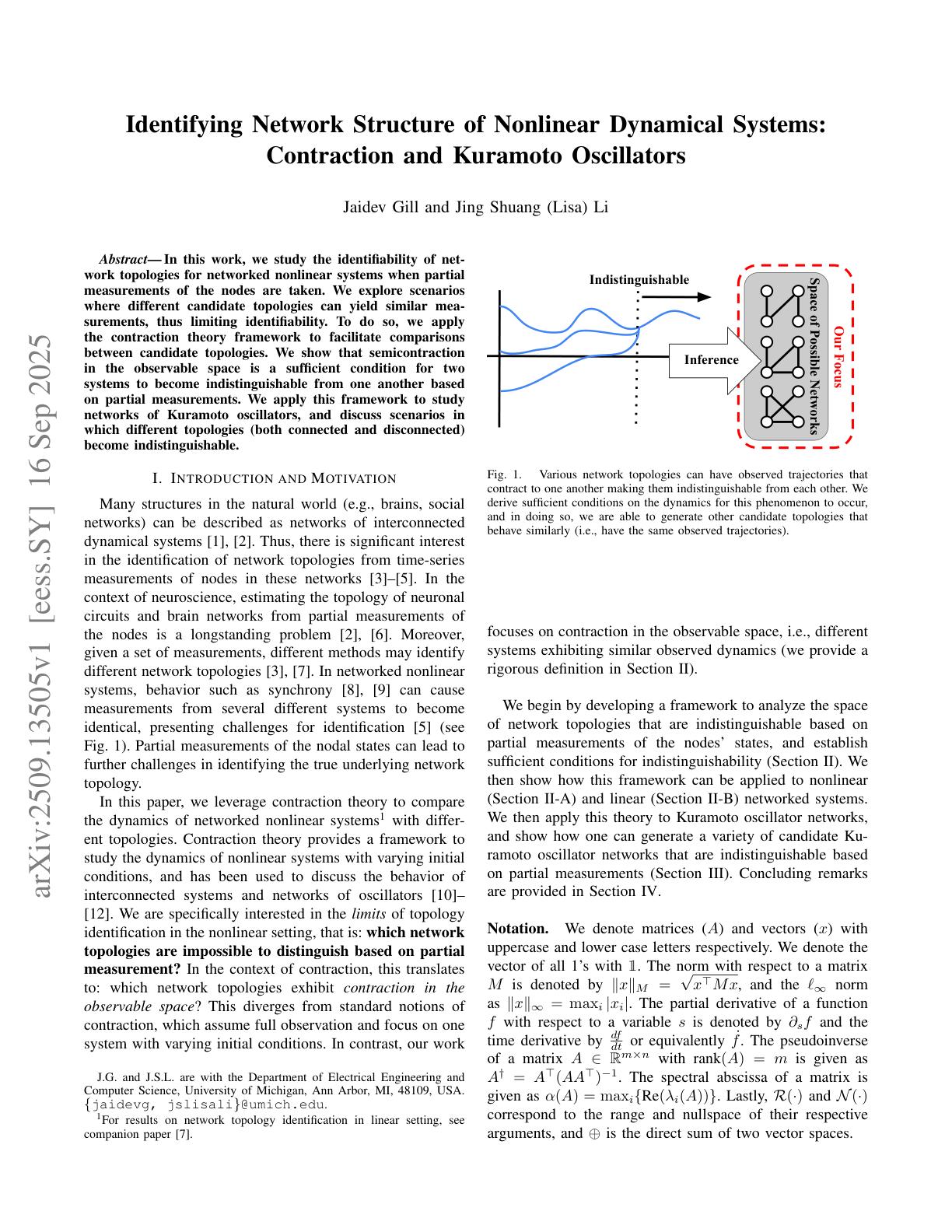 Identifying Network Structure of Nonlinear Dynamical Systems ...