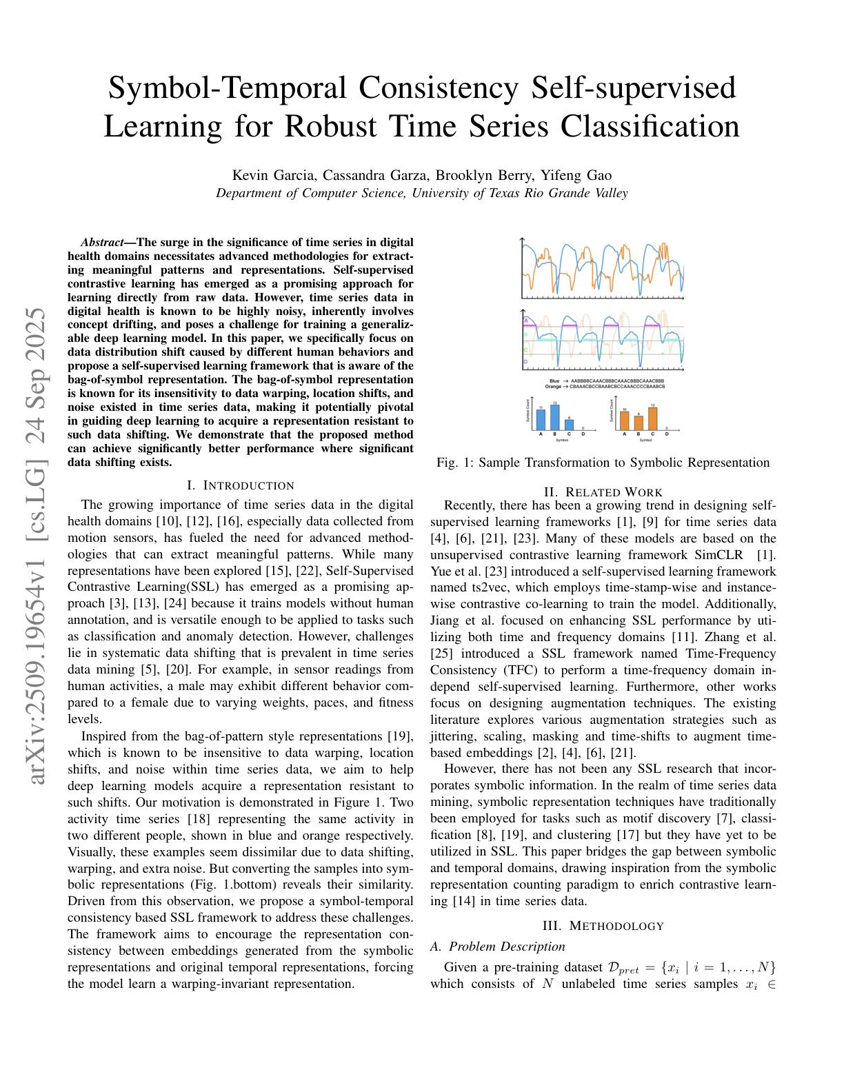 Symbol-Temporal Consistency Self-supervised Learning for Robust Time ...